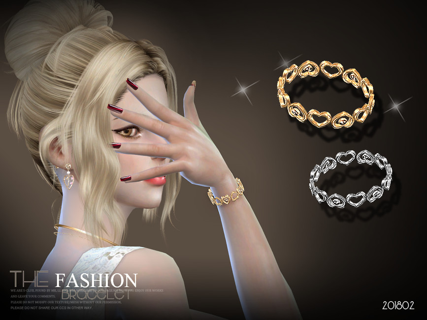 The Sims Resource - S-Club LL ts4 bracelet 201802