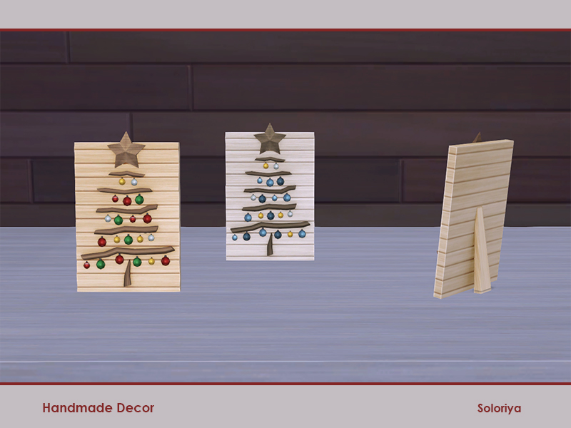 The Sims Resource | Handmade Decor. Tree in a Frame, v1