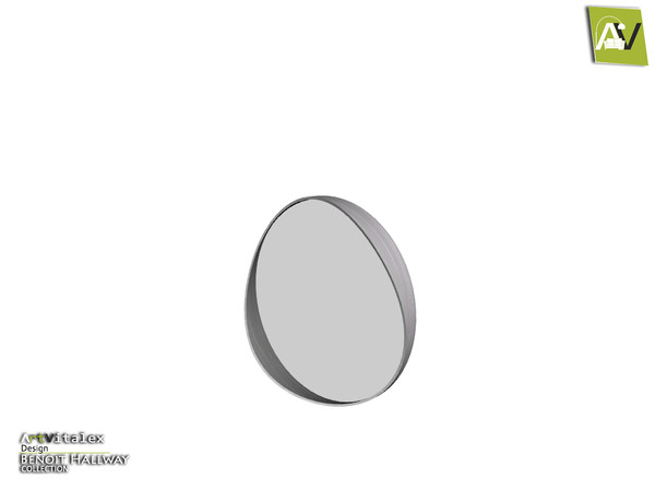 The Sims Resource | Benoit Curved Circle Mirror