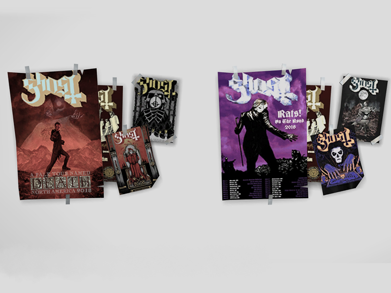 The Sims Resource | The Band GHOST multi posters