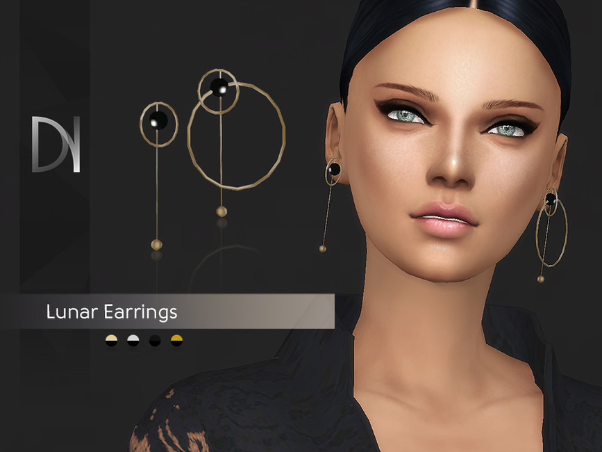 The Sims Resource - Lunar Earrings