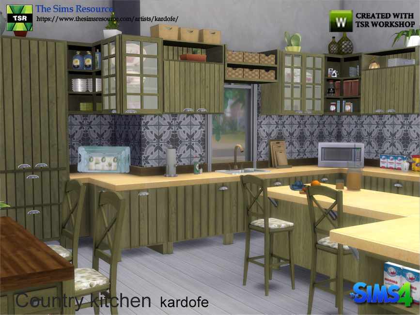 The Sims Resource - kardofe_Country kitchen