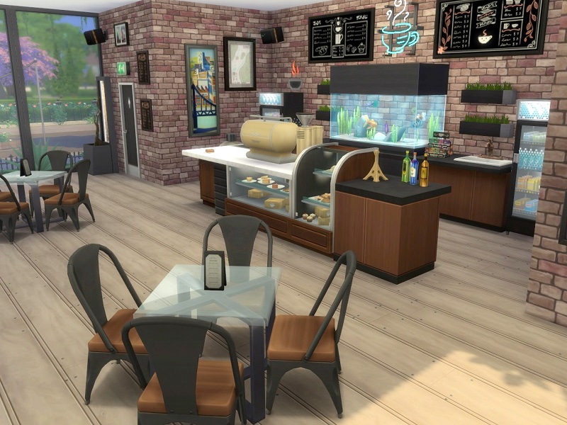 The Sims Resource | Urban Cafe