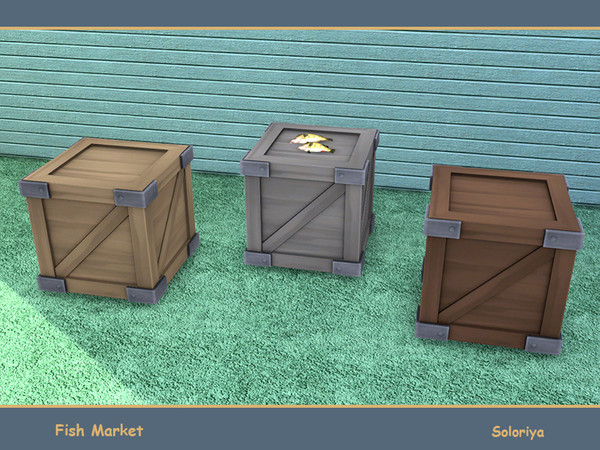 The Sims Resource | Fish market. Box