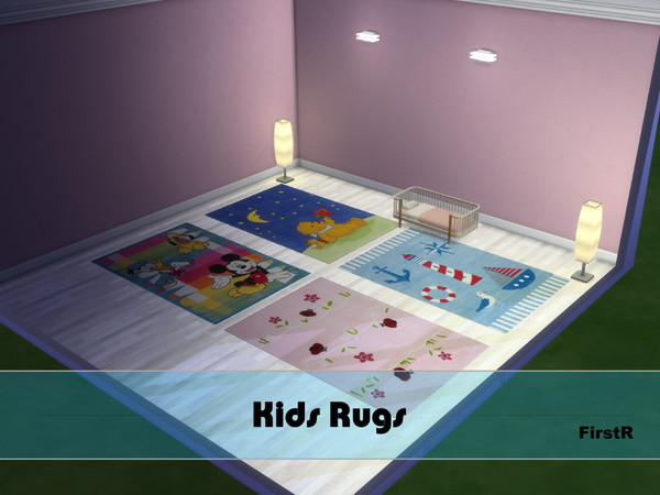 The Sims Resource | Kids rugs-REQUIRES GET FAMOUS