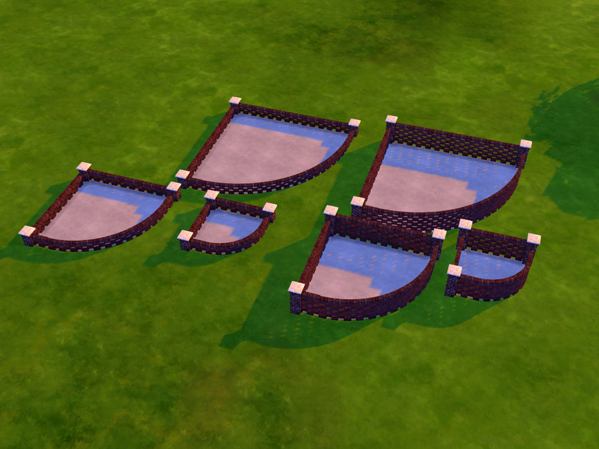 The Sims Resource - Pierced Brick Fence