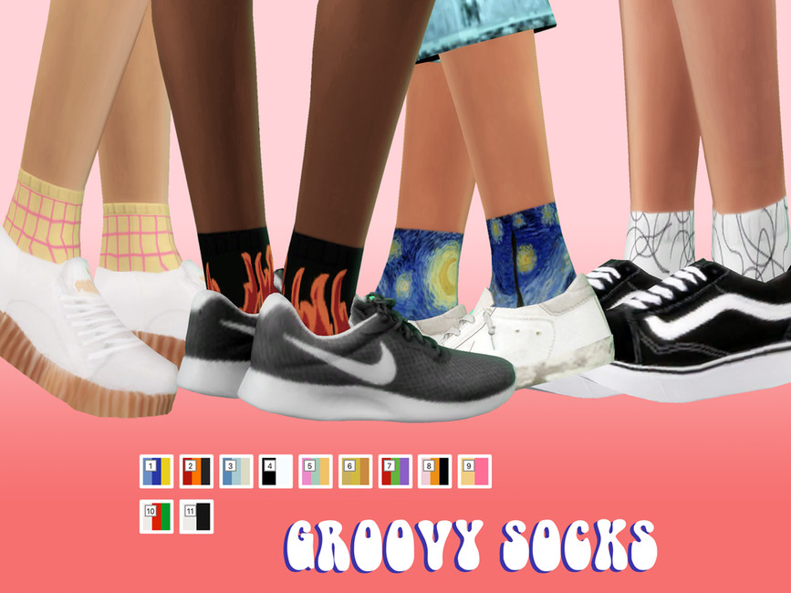The Sims Resource - Groovy Socks