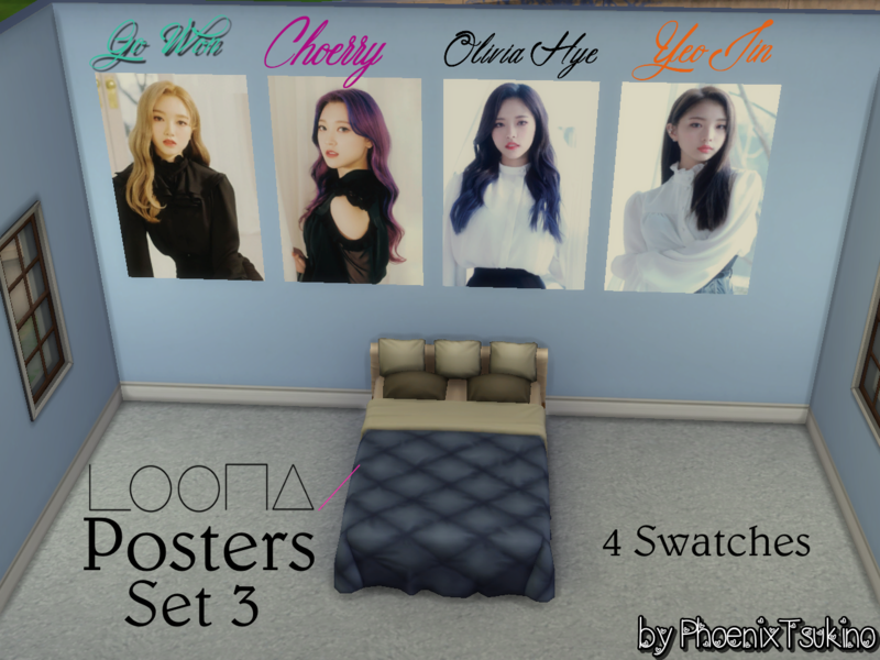 The Sims Resource | Loona XX Large Posters (Set 3)
