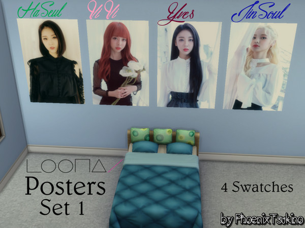 The Sims Resource | Loona XX Large Posters (Set 1)