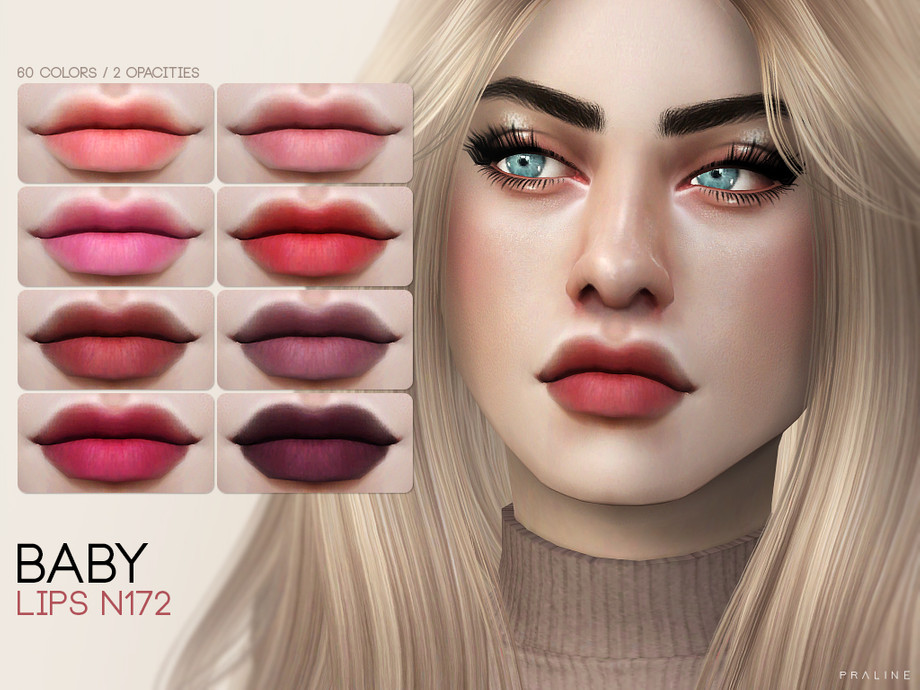 The Sims Resource | Baby Lips N172