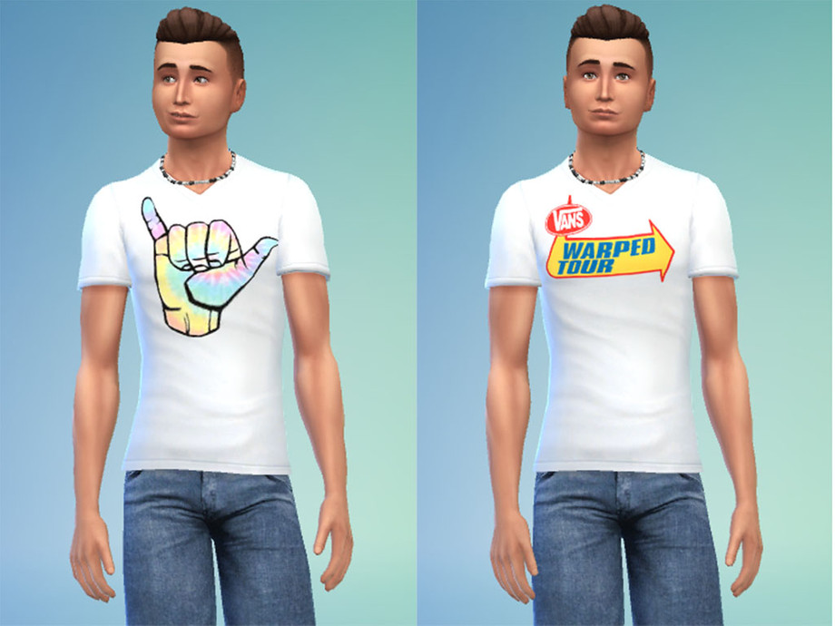 The Sims Resource | poppunk_shirts_by_destiny292000