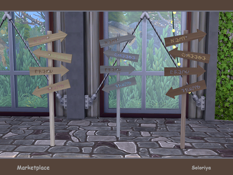 The Sims Resource | Marketplace. Wooden Road Sing