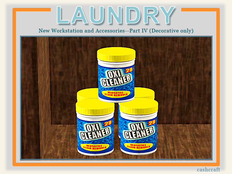 The Sims Resource | Modern Laundry OXI 28 Cleaner