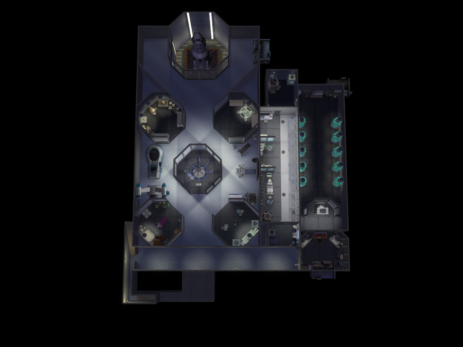 The Sims Resource | The Hermit's Rest, a secret underground laboratory