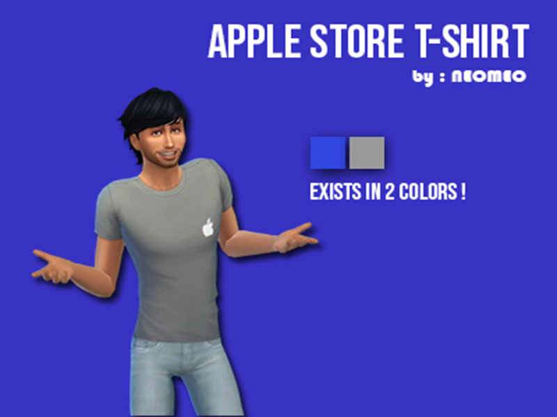 The Sims Resource | Apple Store tops / t-shirts