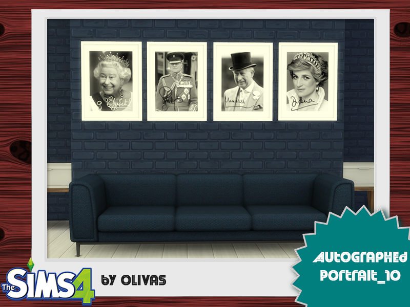 The Sims Resource | Autographed Portrait_10