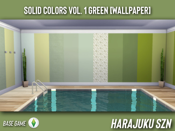 The Sims Resource | Solid Color Wallpaper Vol. 1: Green