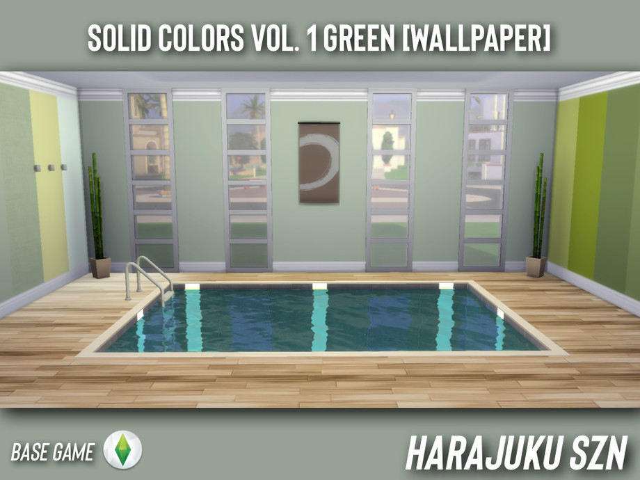 The Sims Resource | Solid Color Wallpaper Vol. 1: Green