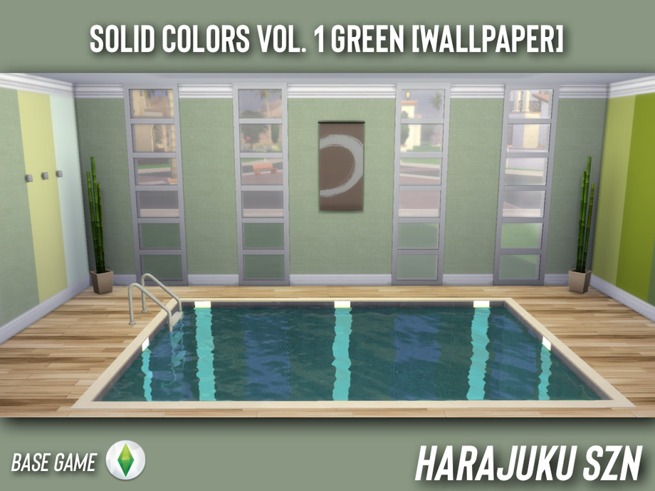 The Sims Resource | Solid Color Wallpaper Vol. 1: Green