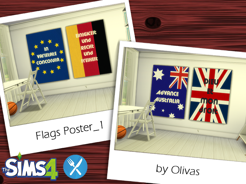 The Sims Resource - Flags Poster_1