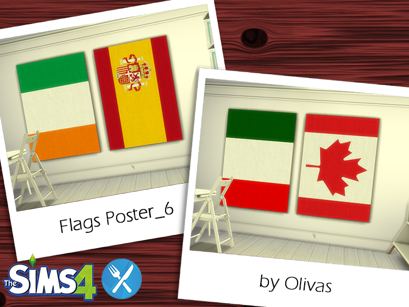 The Sims Resource | Flags Poster_6