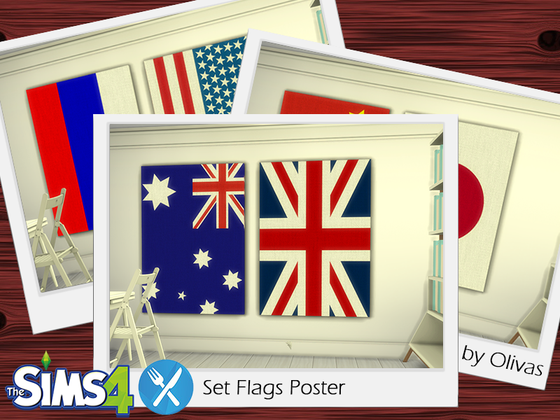 The Sims Resource - Set Flags Poster-REQUIRES DINE OUT