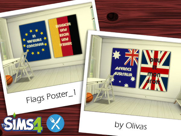 The Sims Resource - Flags Poster_1