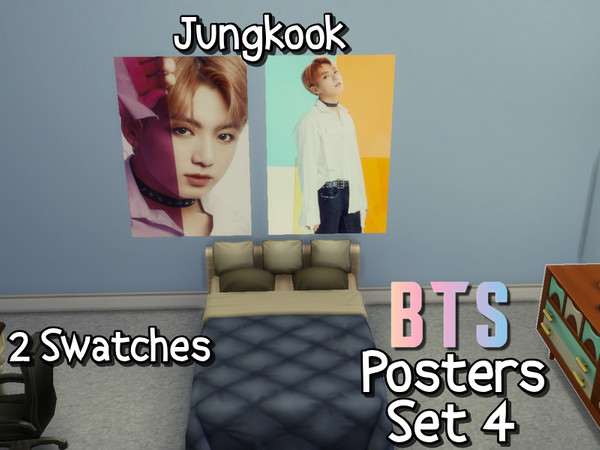The Sims Resource | BTS Fake Love JPN Posters (Jungkook)