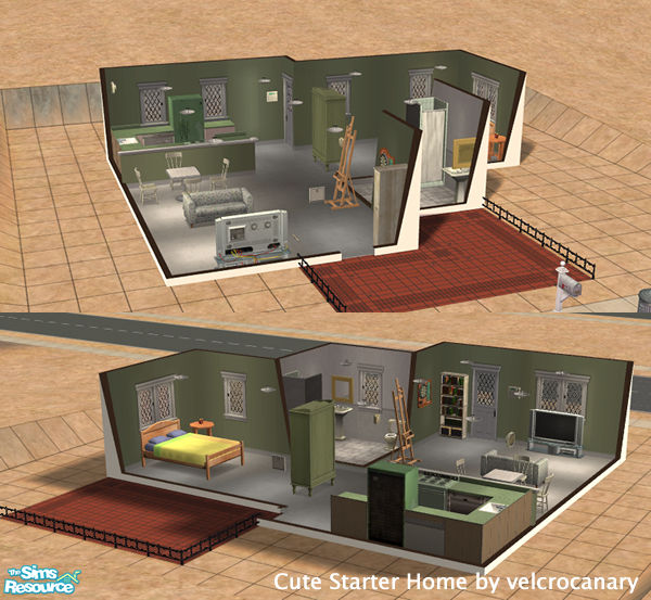 The Sims Resource - Cute Starter Home