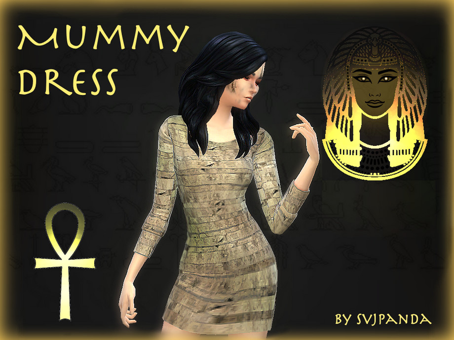 The Sims Resource | Ancient Egyptian Mummy Dress