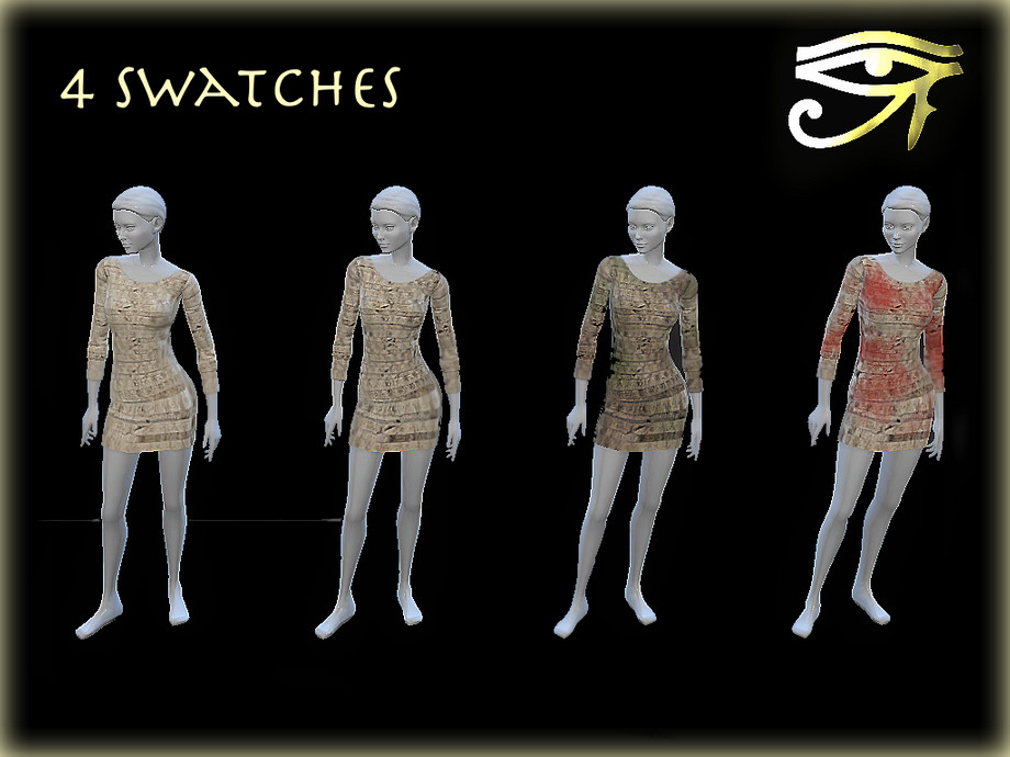 The Sims Resource | Ancient Egyptian Mummy Dress