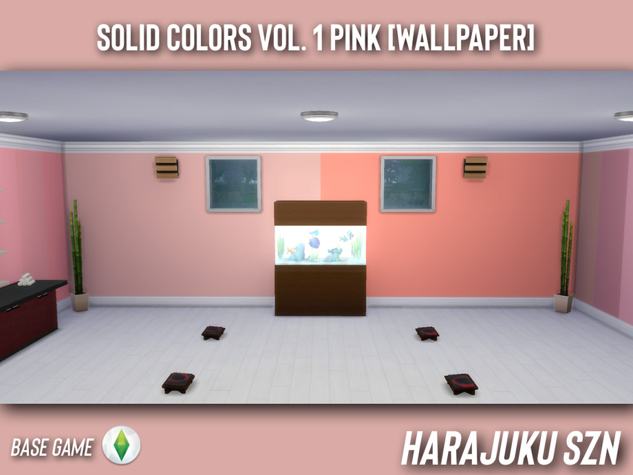The Sims Resource | Solid Colors Vol. 1: Pink [Wallpaper]