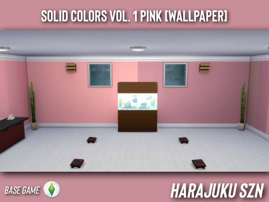The Sims Resource | Solid Colors Vol. 1: Pink [Wallpaper]