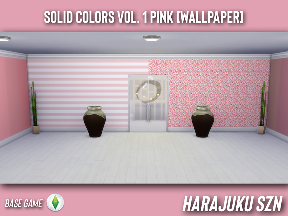 The Sims Resource | Solid Colors Vol. 1: Pink [Wallpaper]