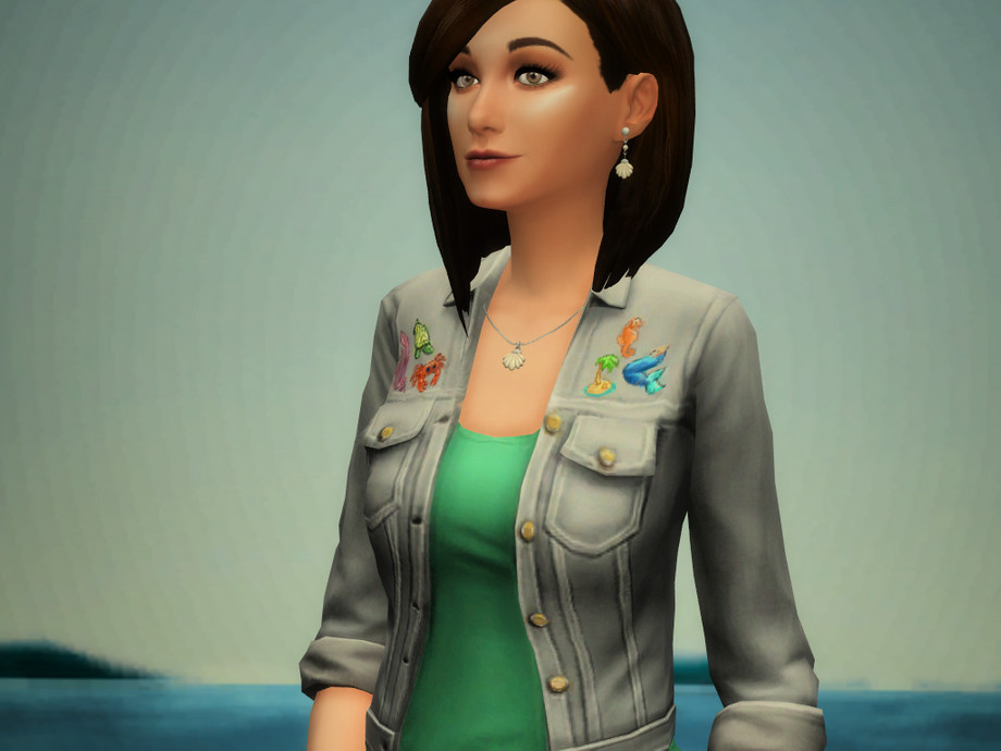 The Sims Resource | Pinned Jean Jacket