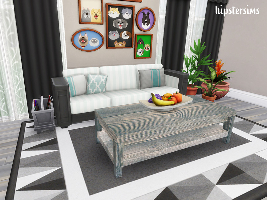 The Sims Resource - Urban Wood Coffee Table