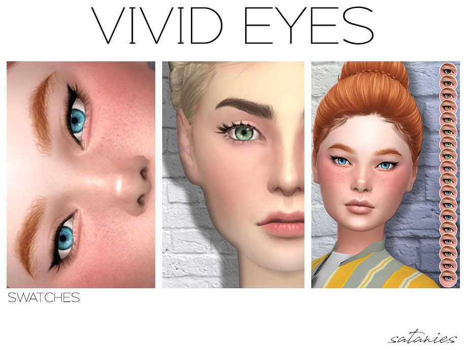 The Sims Resource | Vivid Eyes - Default replacement