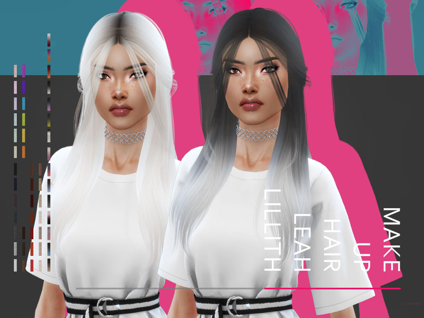 The Sims Resource - LeahLillith Make Up Hair