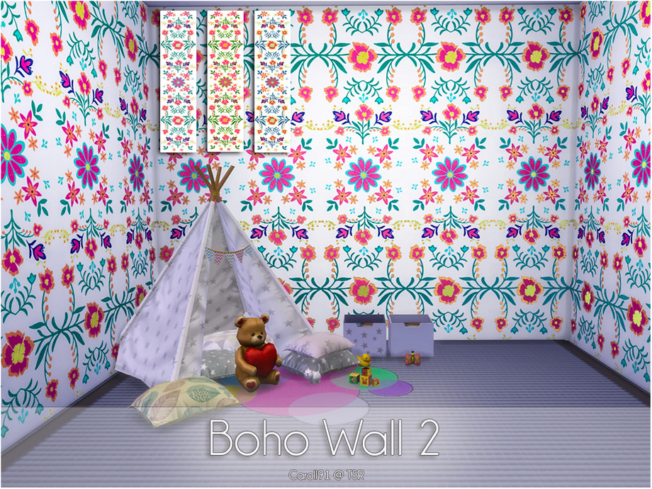 The Sims Resource - Boho Wall 2