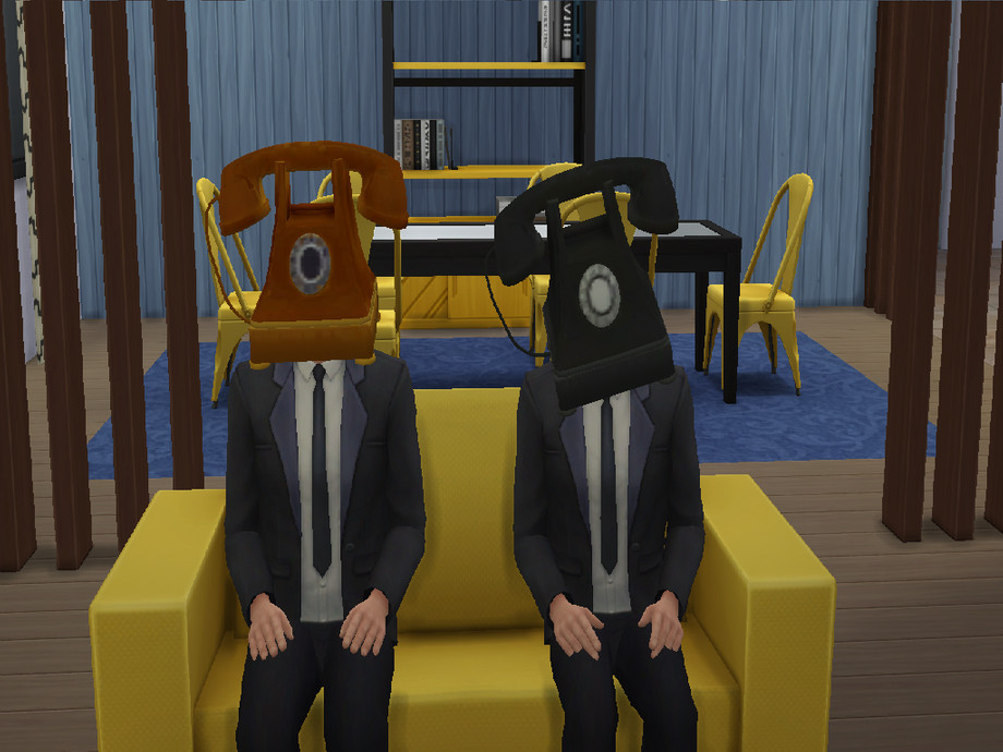The Sims Resource | FNaF-Phone Guy Head CC