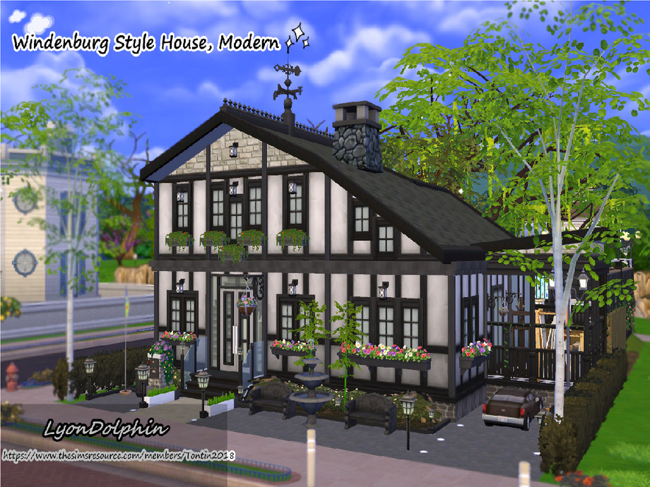 The Sims Resource | Windenburg Style House, Modern