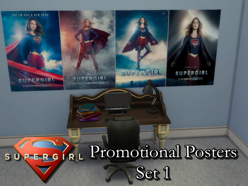 The Sims Resource | Supergirl Posters (Set 1)
