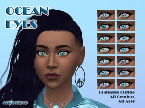 The Sims Resource | Ocean Eyes by AcidLollipop