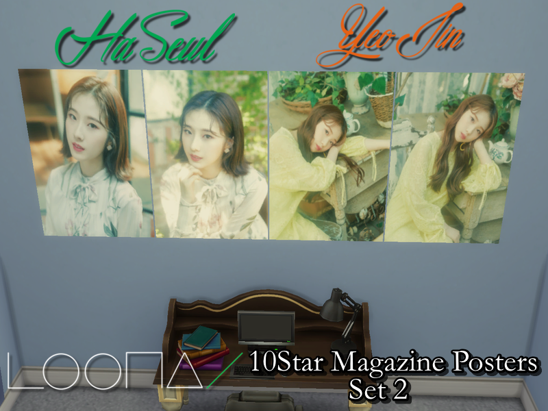 The Sims Resource | Loona 10Star Magazine Posters (Set 2)