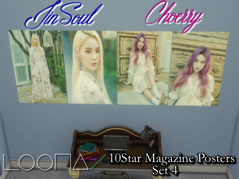 The Sims Resource | Loona 10Star Magazine Posters (Set 4)