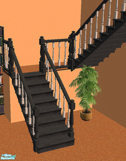 The Sims Resource - Chic Stairs - black