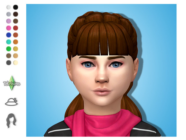 The Sims Resource | Katie w/ Bangs (Child)