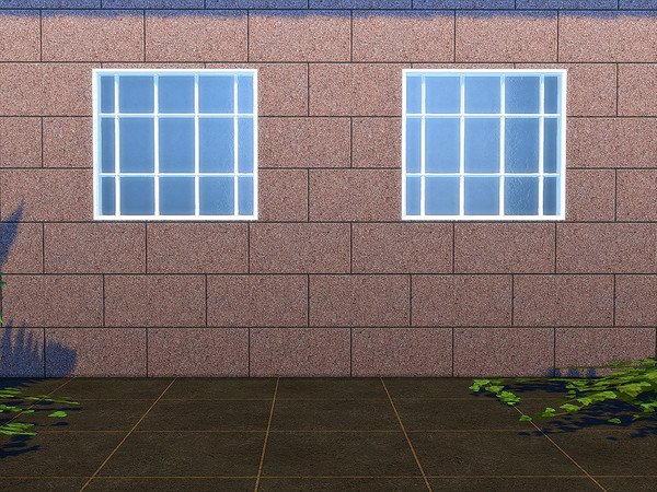 The Sims Resource | Industry Window 2x1 Tall Small SW [Recolor]
