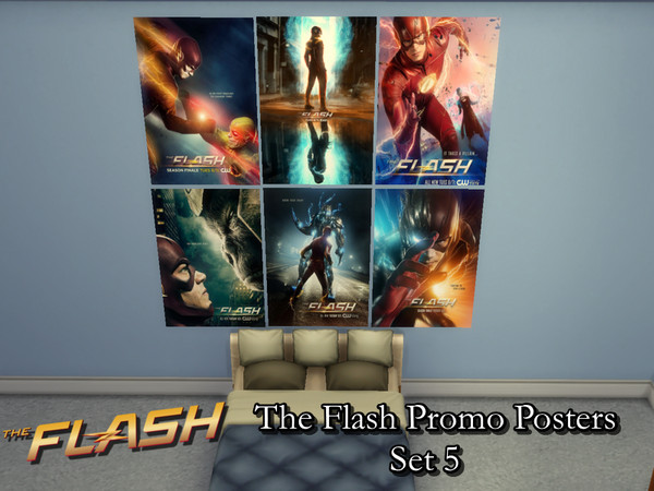 The Sims Resource | The Flash Promo Posters Set 5