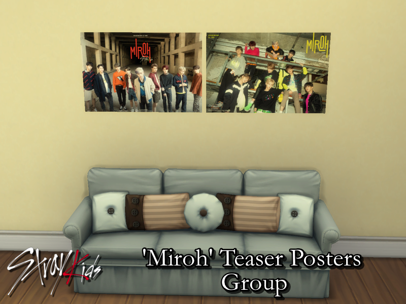 The Sims Resource | Stray Kids Miroh Posters Group REQUIRES GET TO WORK